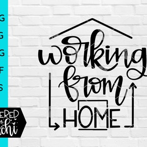 Working From Home Sign - Etsy