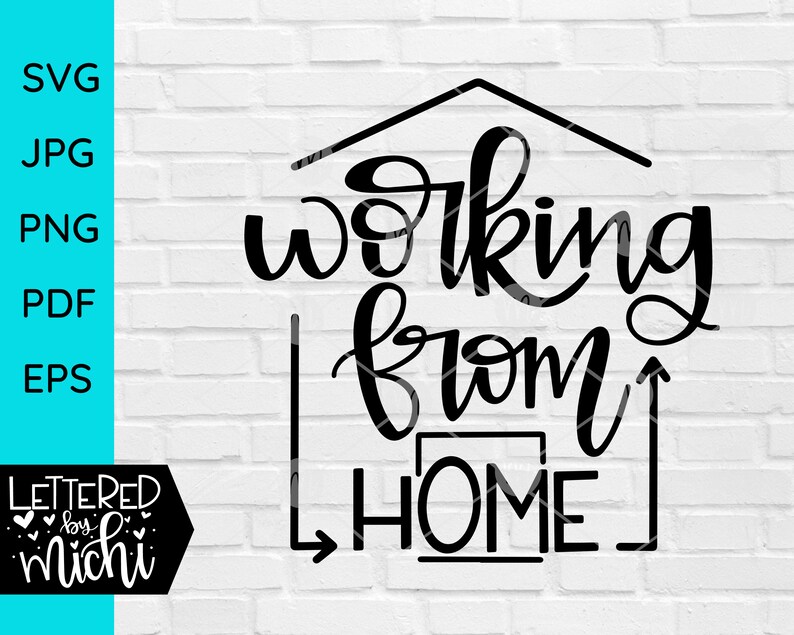 Working From Home Sign - Etsy