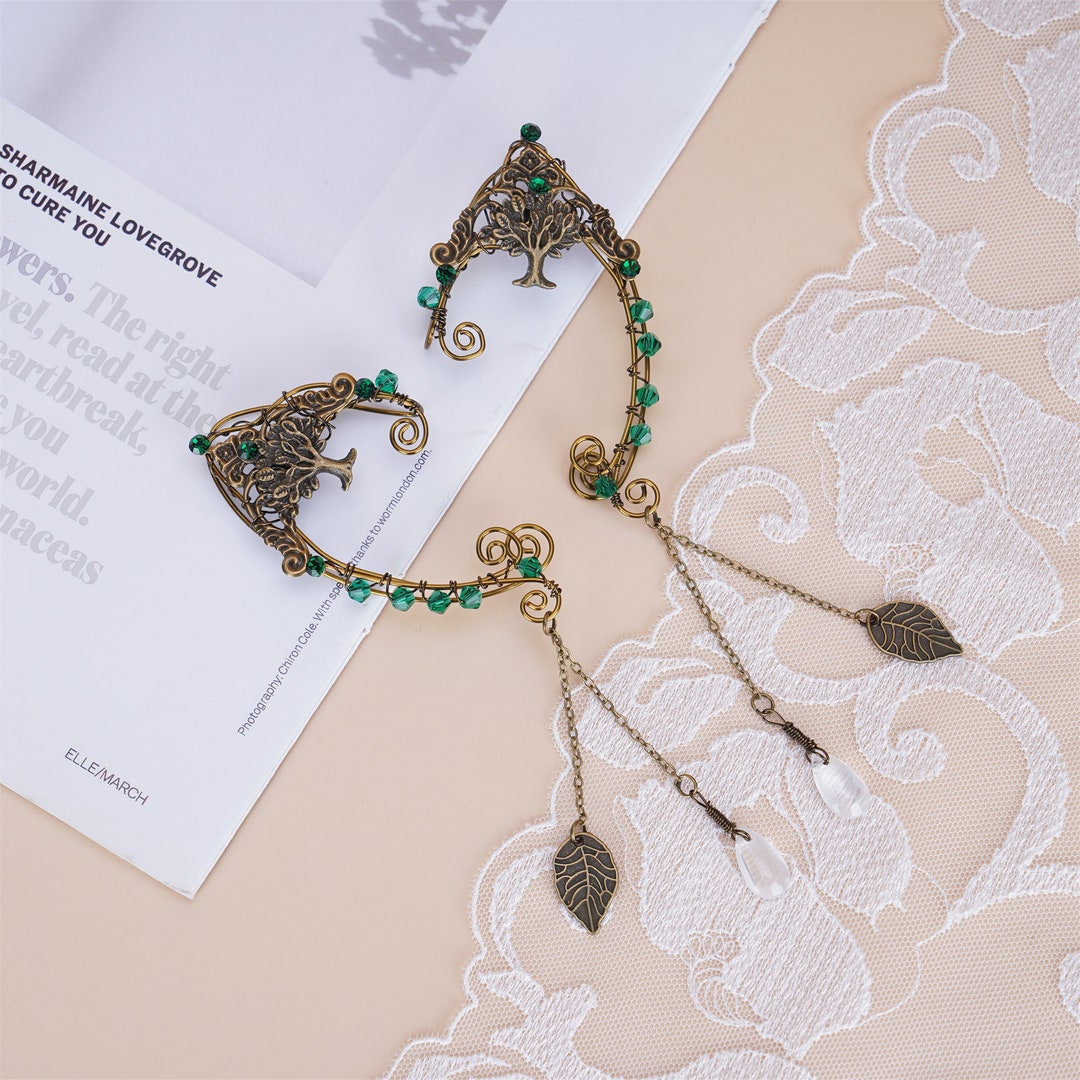 Elf Ear Cuff, No Piercing Elven Ear Cuff, Girls Elf Ear Decoration ...