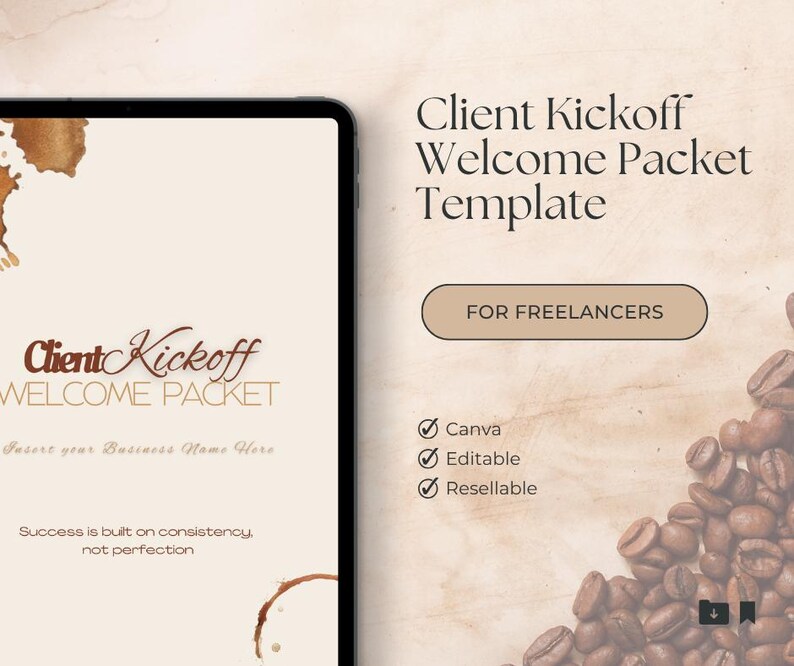 Client Welcome Packet Canva Template | Editable Freelancer Onboarding Guide | VA, SMM ...