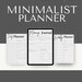 2025 Minimalist Planner Bundle | Digital & Printable PDF | Monthly ...