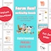 Farm Fun! Kids Activity Book | Digital Download | Printable Activity ...