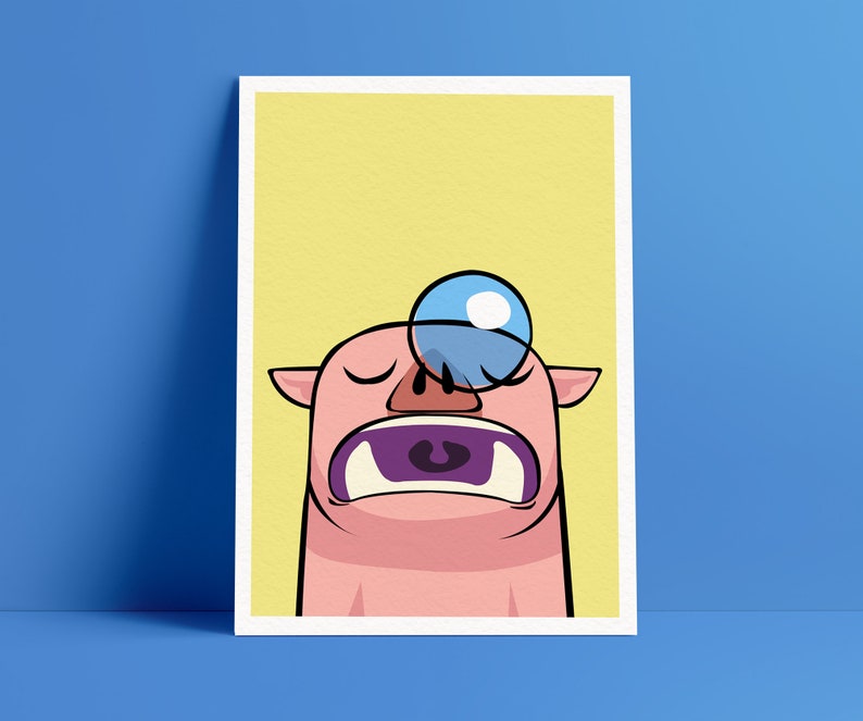 Bonus SVG Clash Royale Pigs Gotta Sleep Emote Print Digital - Etsy