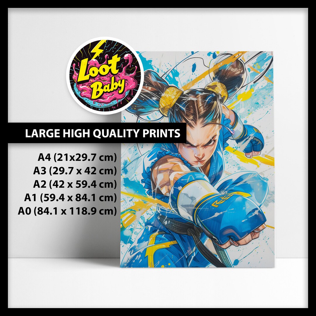 Chun-li: Empress of the Streets Dynamic Street Fighter Poster for ...