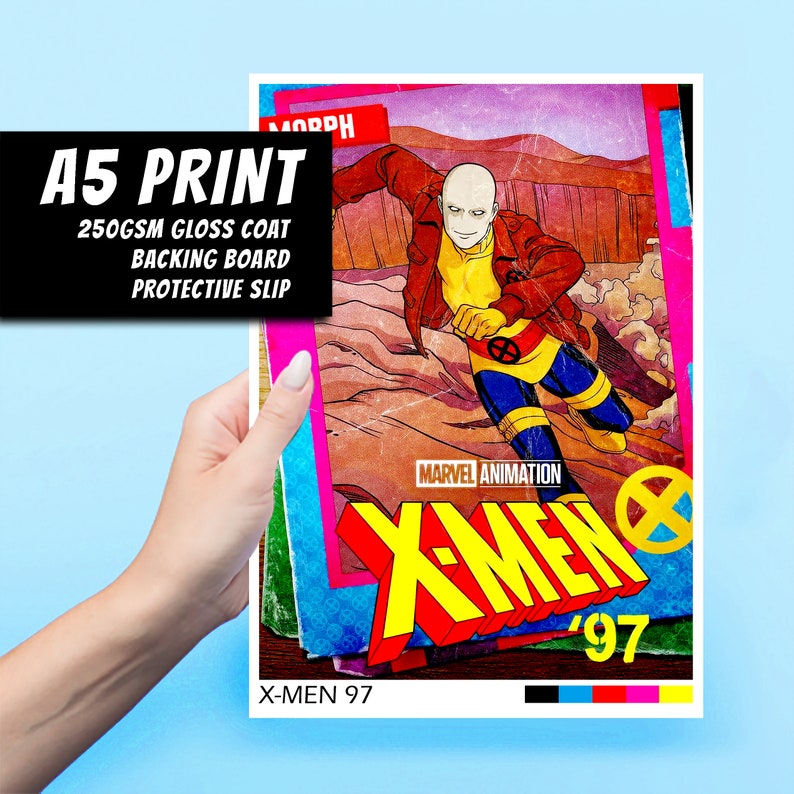 X-men 97' Morph A5 Art Print Marvel, Anime, Gift, Decor, Pop Culture ...