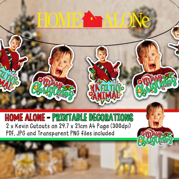Home Alone Banner - Etsy