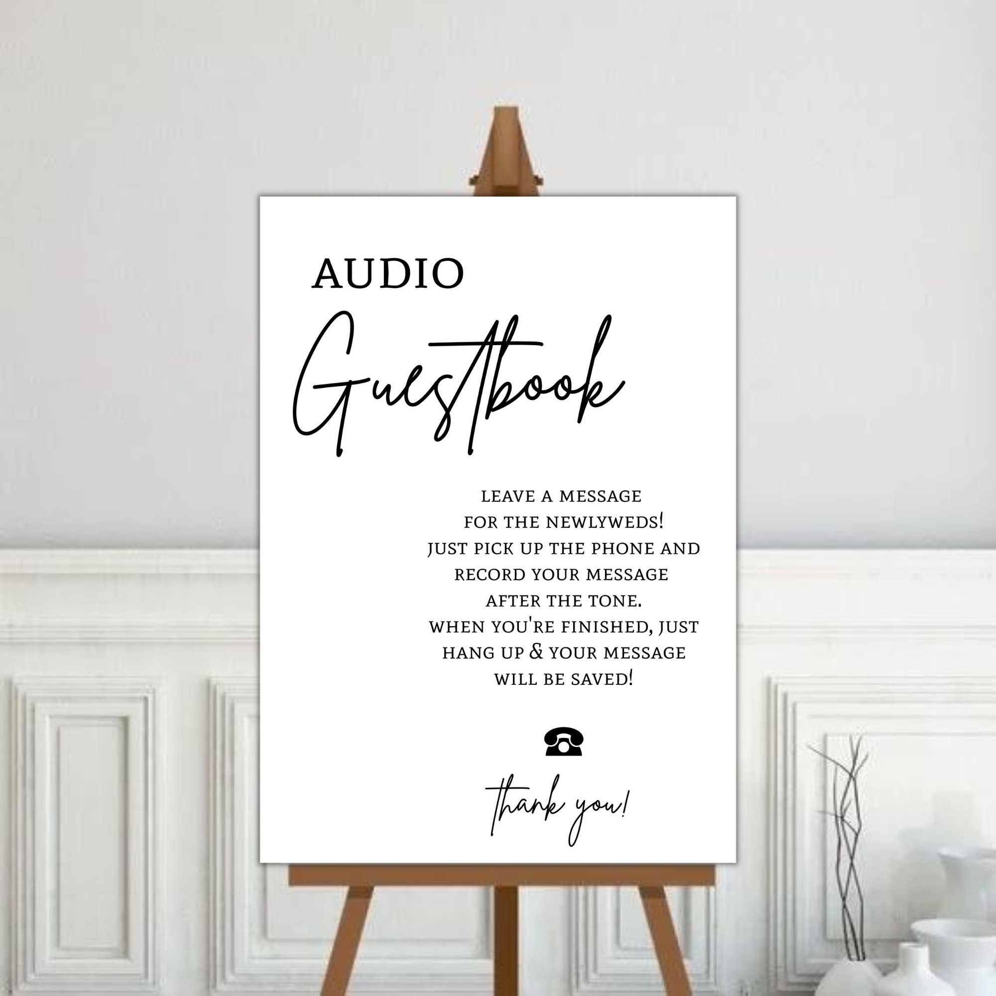Audio Guestbook Sign - Digital Download! - Etsy