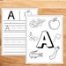 Letter Worksheet Pack - Coloring Pages & Letter Tracing! Digital ...
