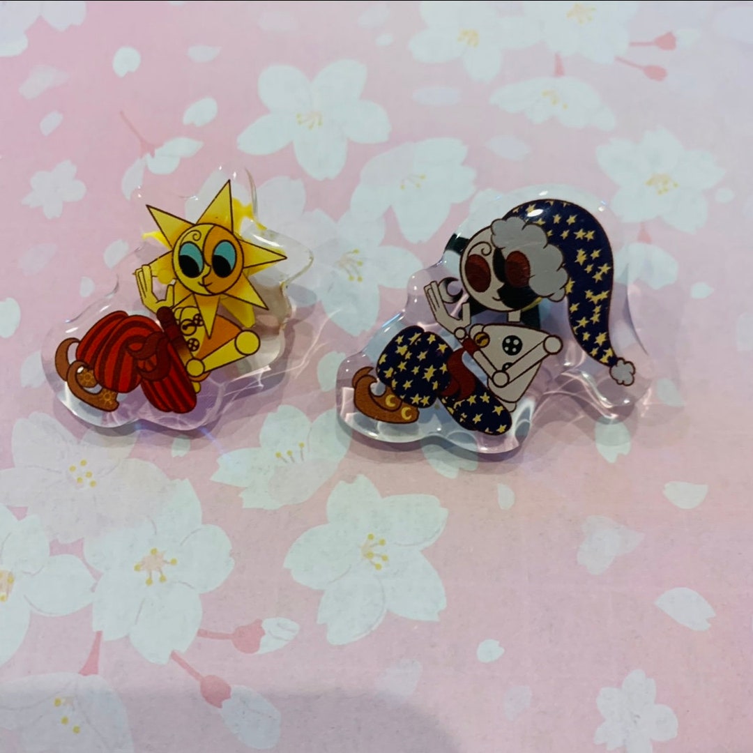 Sun and Moon Pins - Etsy