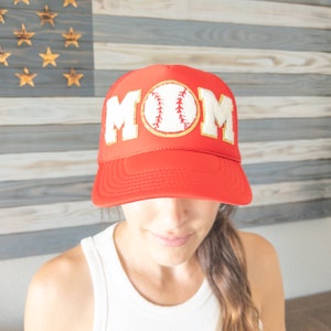 Baseball Mom Hat Custom Gift for Mom Cute Baseball Trucker Hat Gift for ...