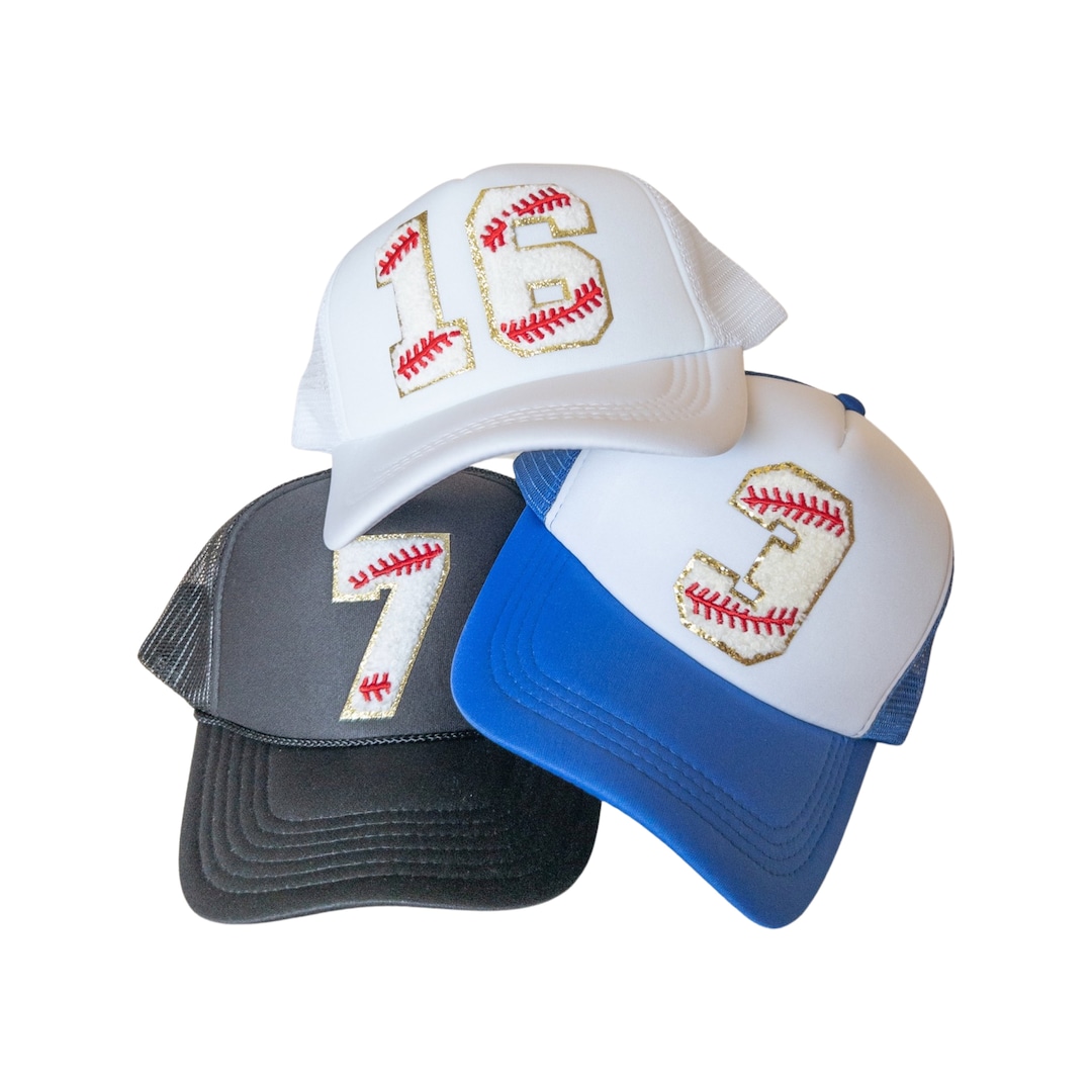 Custom Number Baseball Hat Personalized Gift Baseball Mom Hat Custom ...