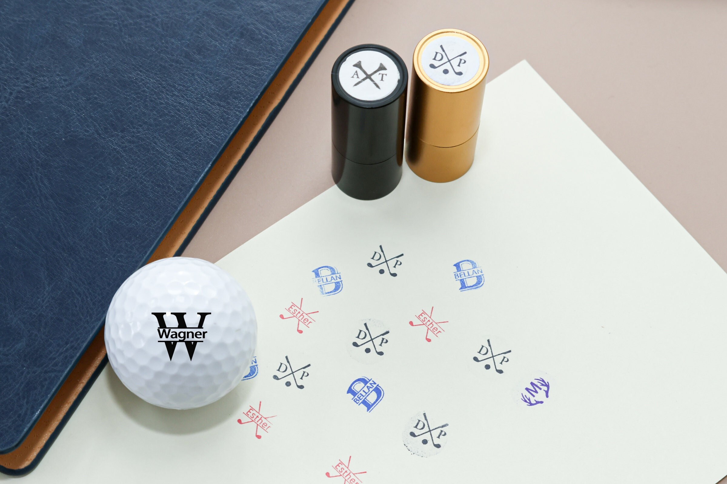 Personalized Your Own Golf Ball Stamp, Golf Ball Marker, Custom Golf ...