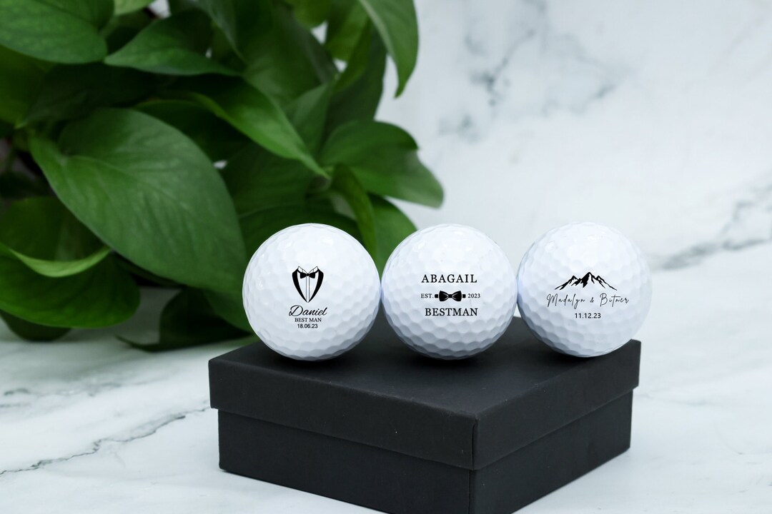 Best Man Golf Gift, Custom Golf Ball, Best Man Proposal, Groomsmen Gift ...