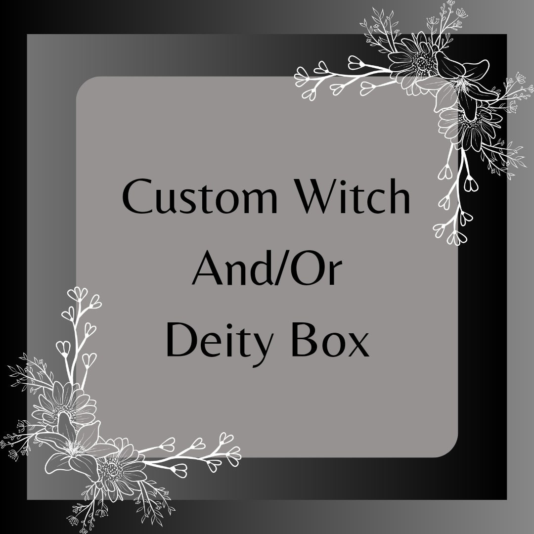 Customizable Witch Box/kit Witch Kit Witch Box Beginner - Etsy