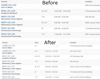 Fake Schedule - Etsy