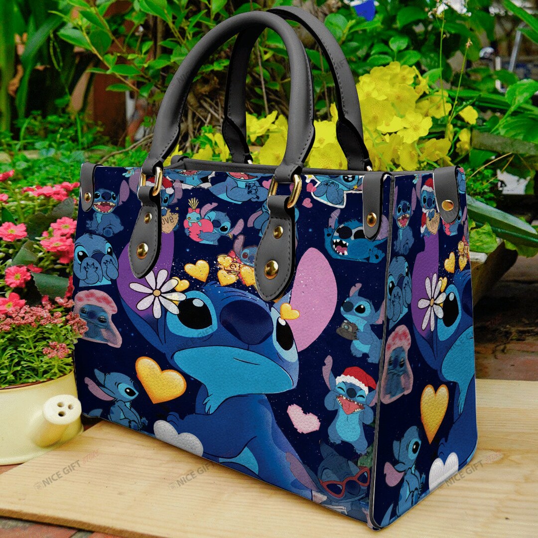 Cute Stitch Leather Handbaglilo and Stitch Leather Bag - Etsy