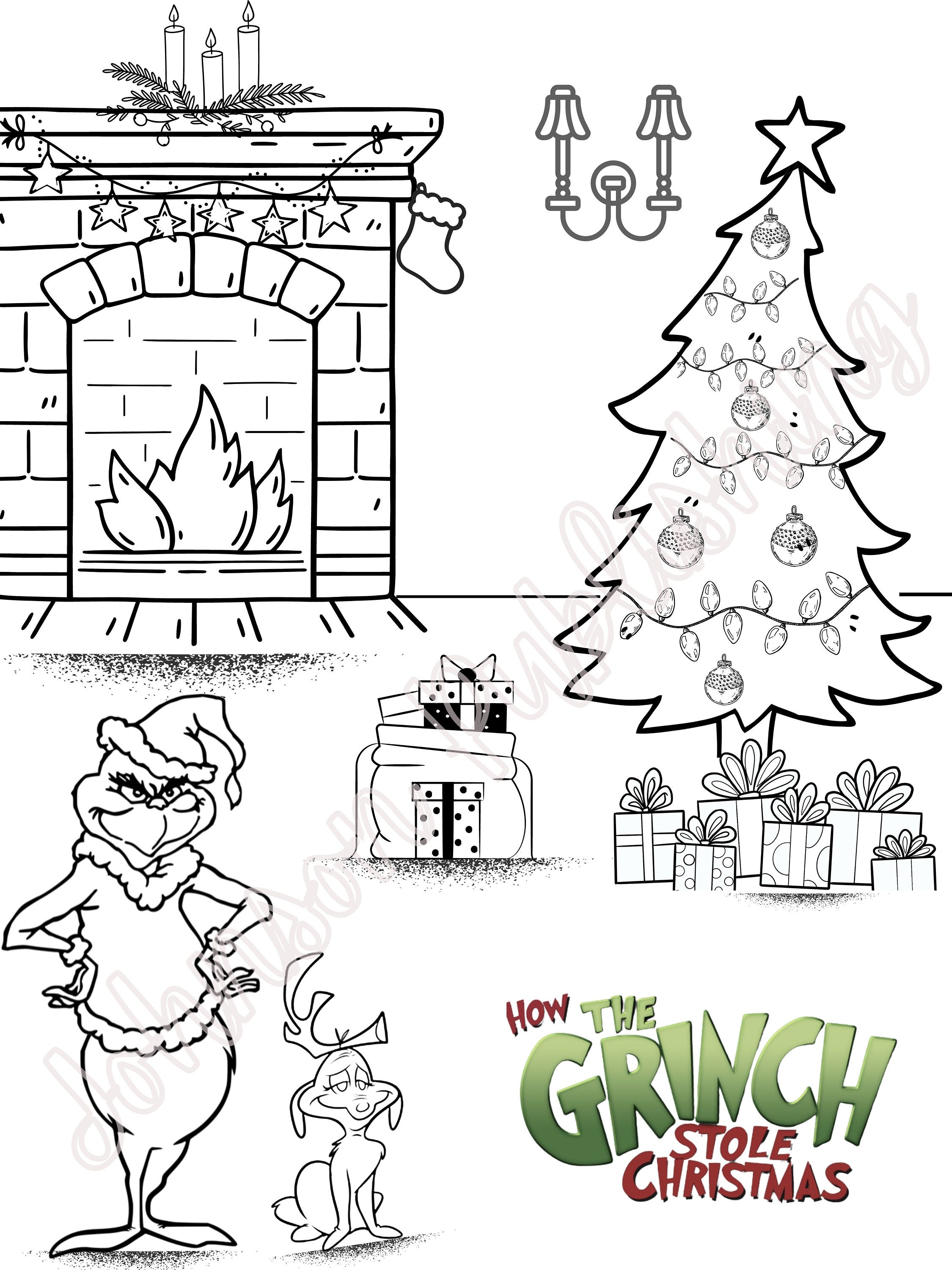 How the Grinch Stole Christmas Movie Companion Digital Printable ...