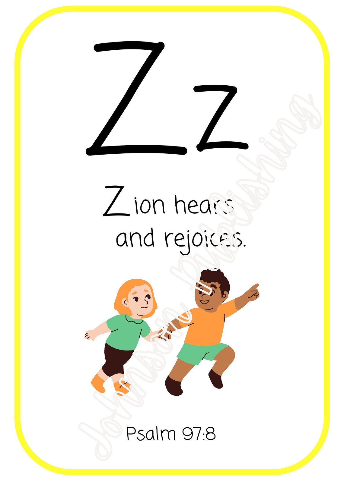 Alphabet Bible Verse : Flashcards Printable Digitalsummer - Etsy