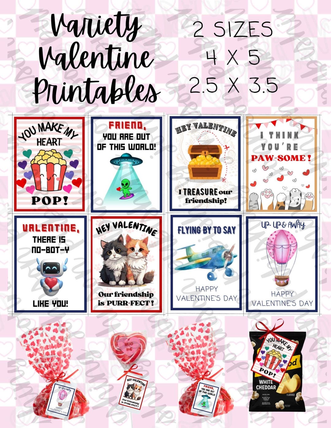 Variety Fun Cute Valentines, Class Valentines, Valentine's Day, Friend ...