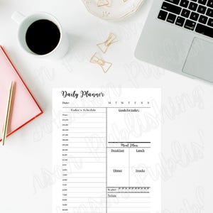 Daily to Do List Printable, Goal Setting, Daily Planner, Daily List ...