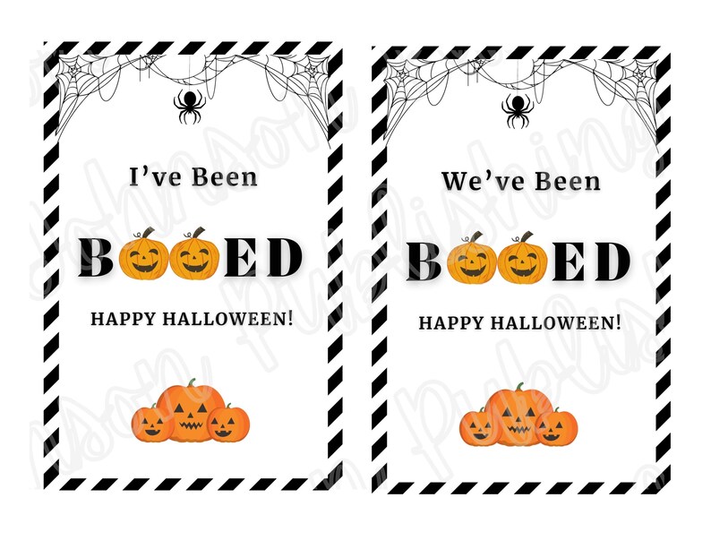 Halloween BOO Printable, Surprise for Friends, Neighbors, You've Been ...