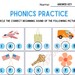 Phonics Worksheet: Objects. Printable, Digital, Worksheet, Summer ...