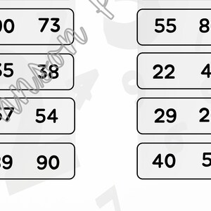 Math Practice Worksheet Large Numbers. Printable, Digital, Worksheet ...