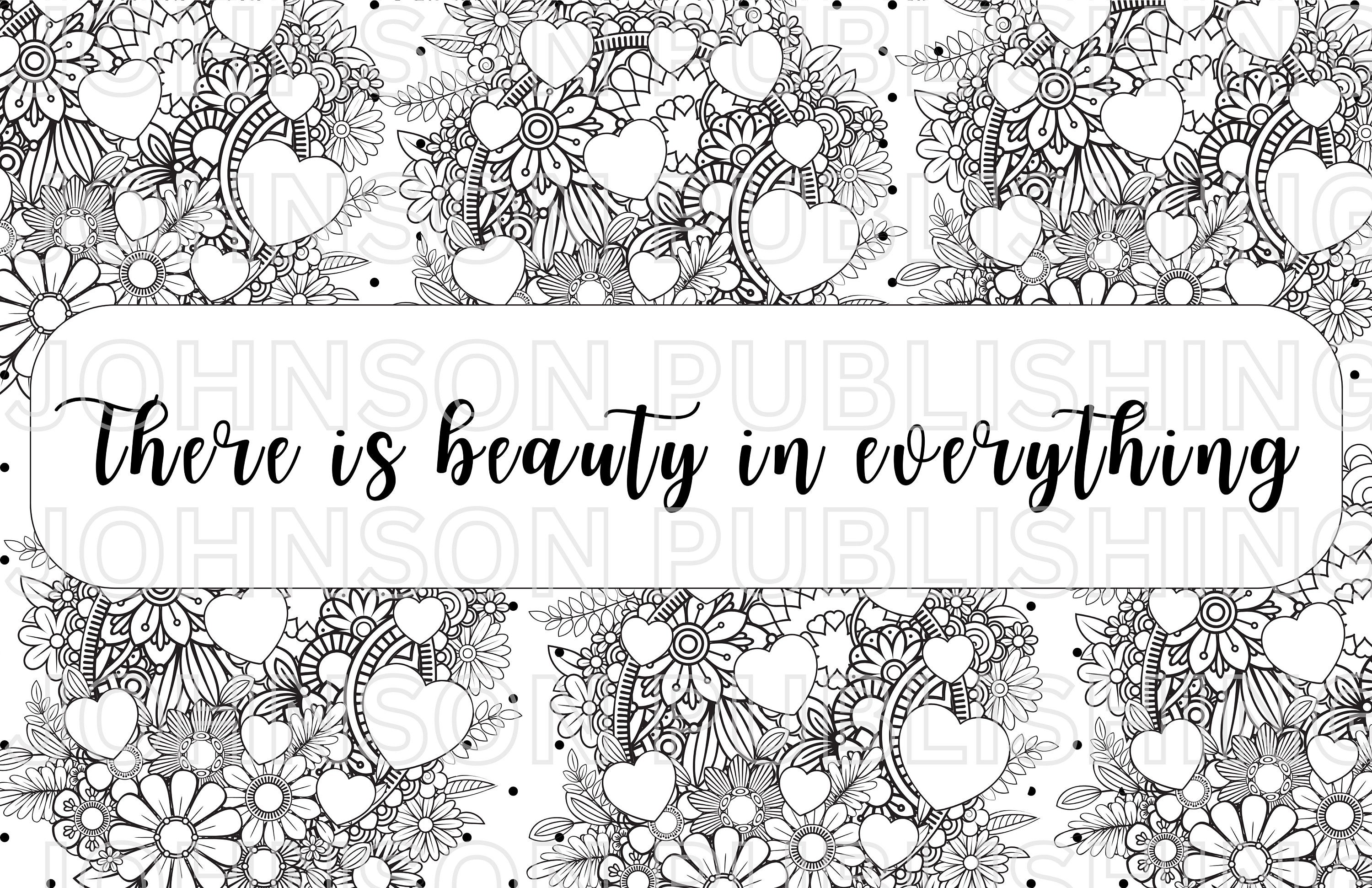 Adult Coloring Pages, Inspirational, Postcard Size ( 6 X 4 ), Printable ...