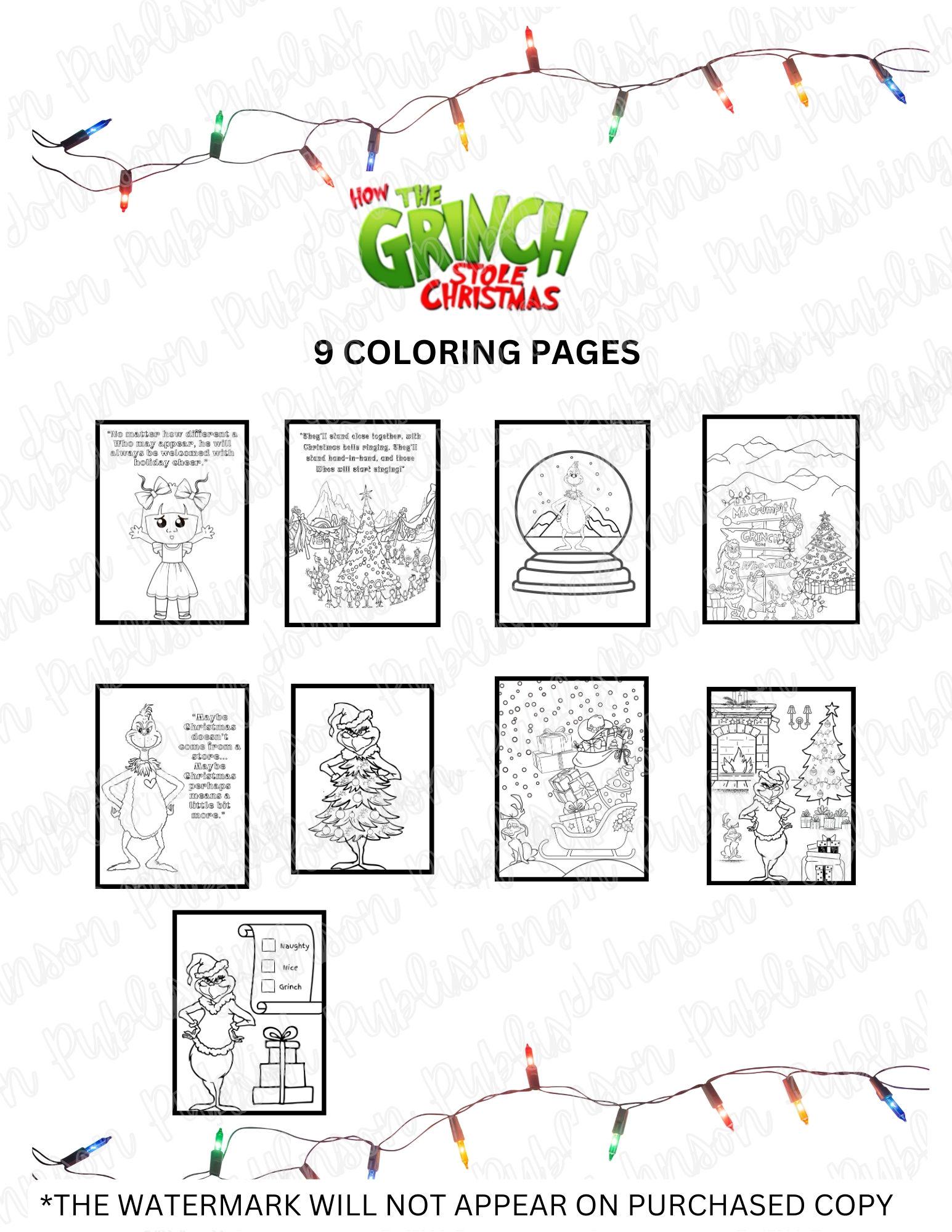 How the Grinch Stole Christmas Movie Companion Guide Digital Printable ...
