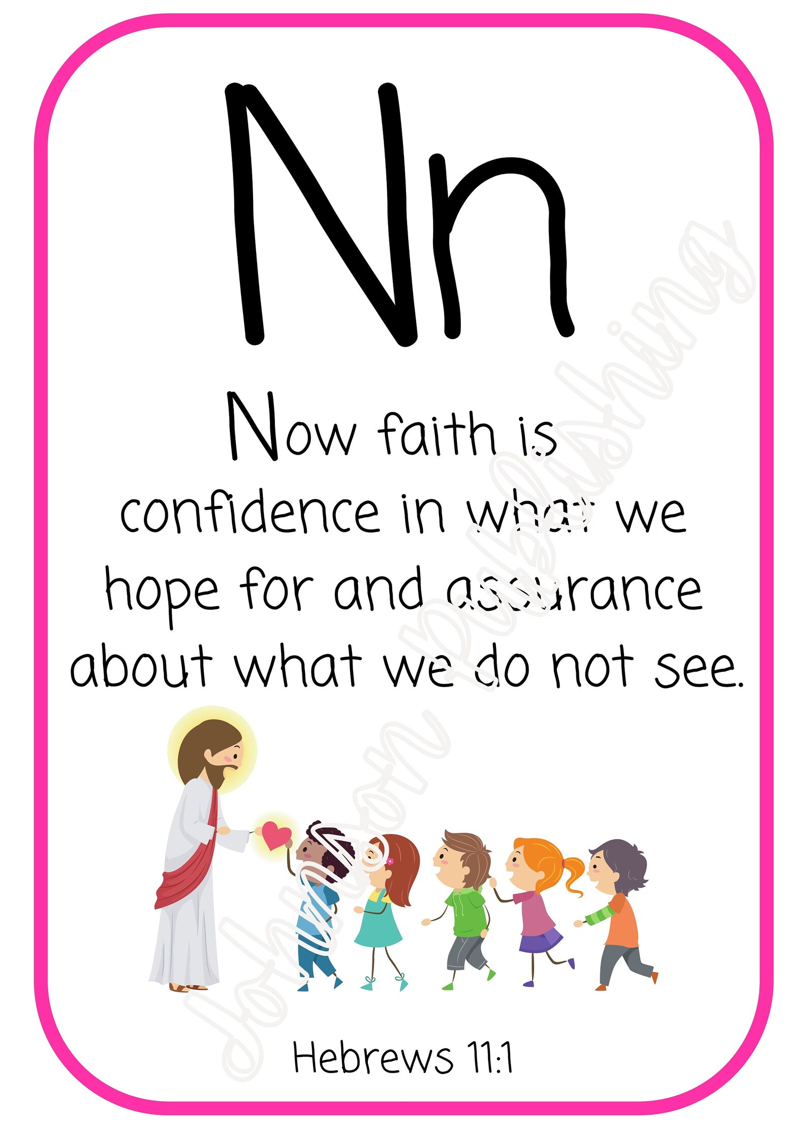 Alphabet Bible Verse : Flashcards Printable Digitalsummer - Etsy