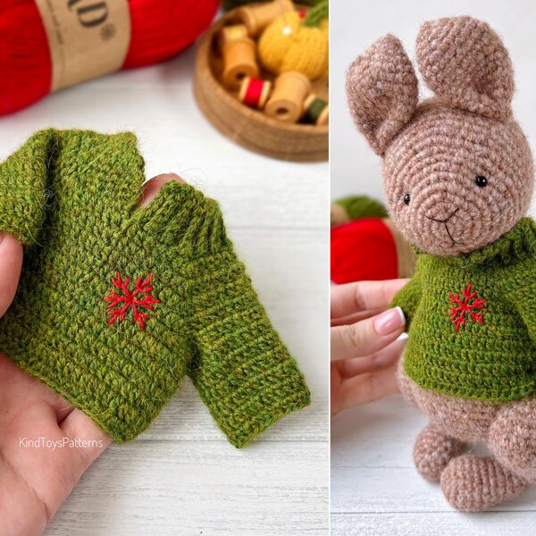 Rabbit Sweater - Etsy