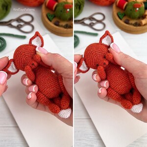Small Fox Crochet Pattern, Crochet Fox, Amigurumi Fox Pattern, English ...