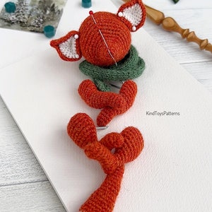 Small Fox Crochet Pattern, Crochet Fox, Amigurumi Fox Pattern, English ...