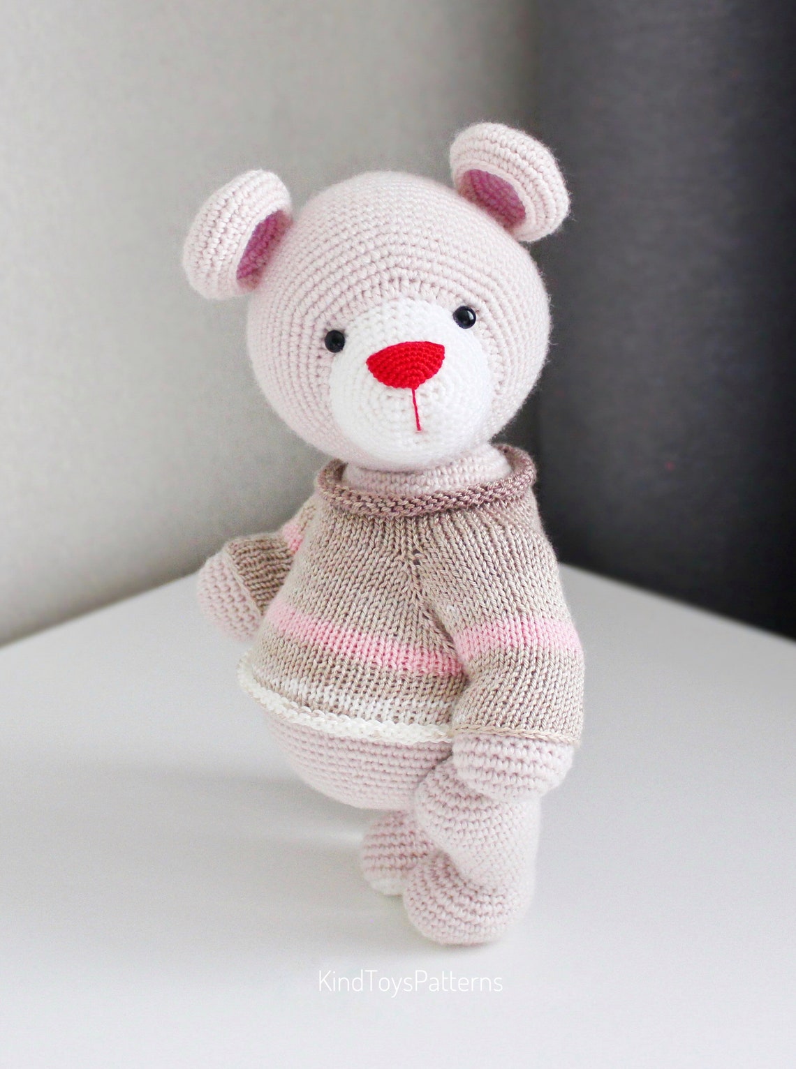 Baby Bear Crochet Pattern Crochet Bear Tutorial Amigurumi - Etsy Canada