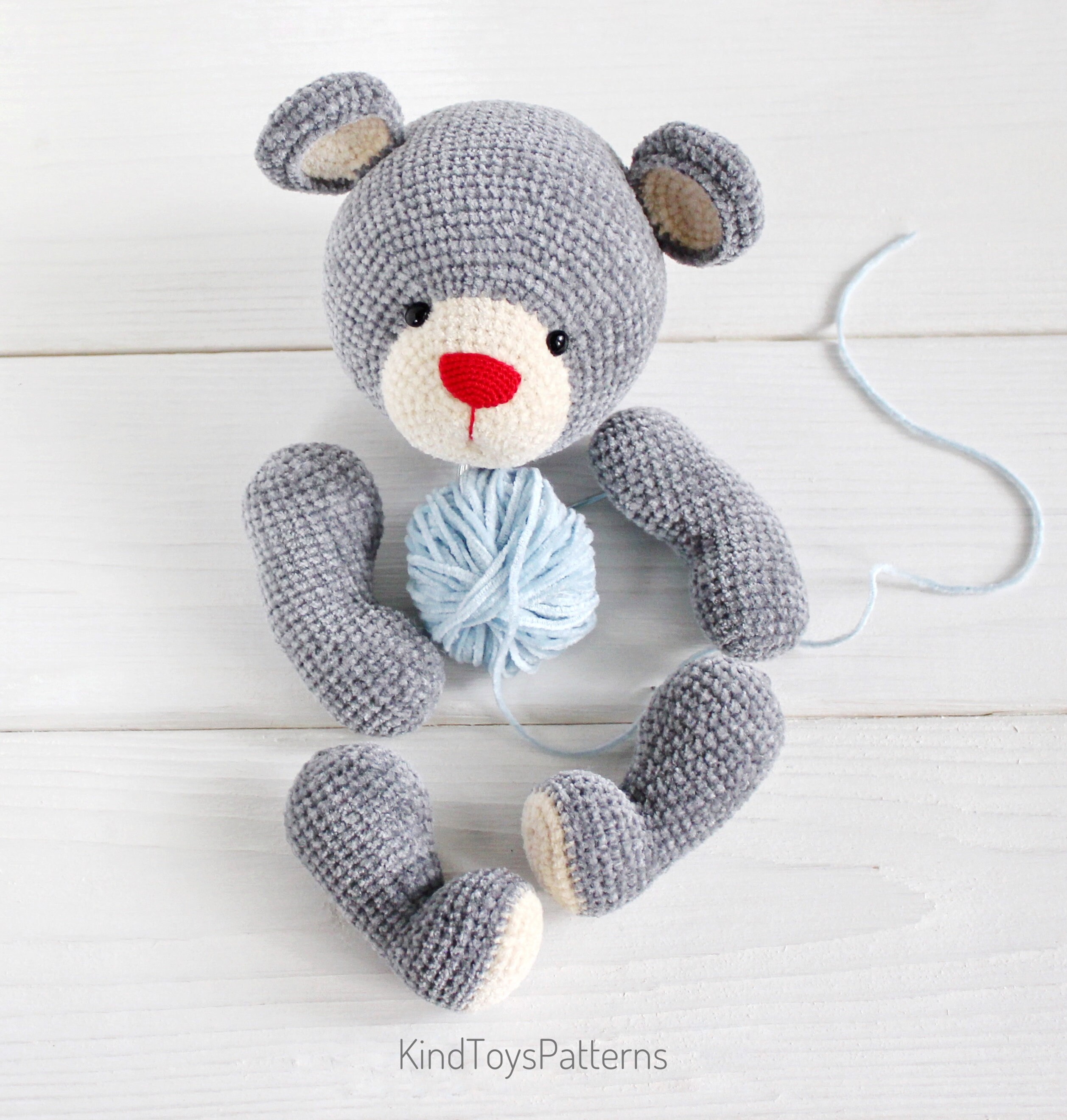 Baby Bear Crochet Pattern Crochet Bear Tutorial Amigurumi - Etsy Canada