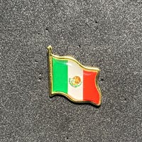 Mexico Pin - Mexican Flag Cast Metal Enamel Rubber Backing 1.25" - Etsy UK