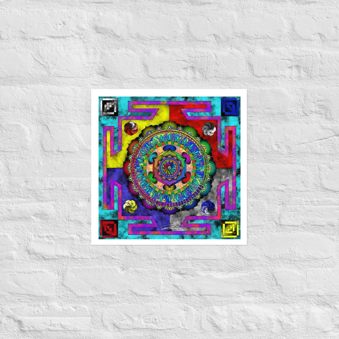 Sacred Geometry - Metatron's Cube - Geometric Design - Mandala - Etsy