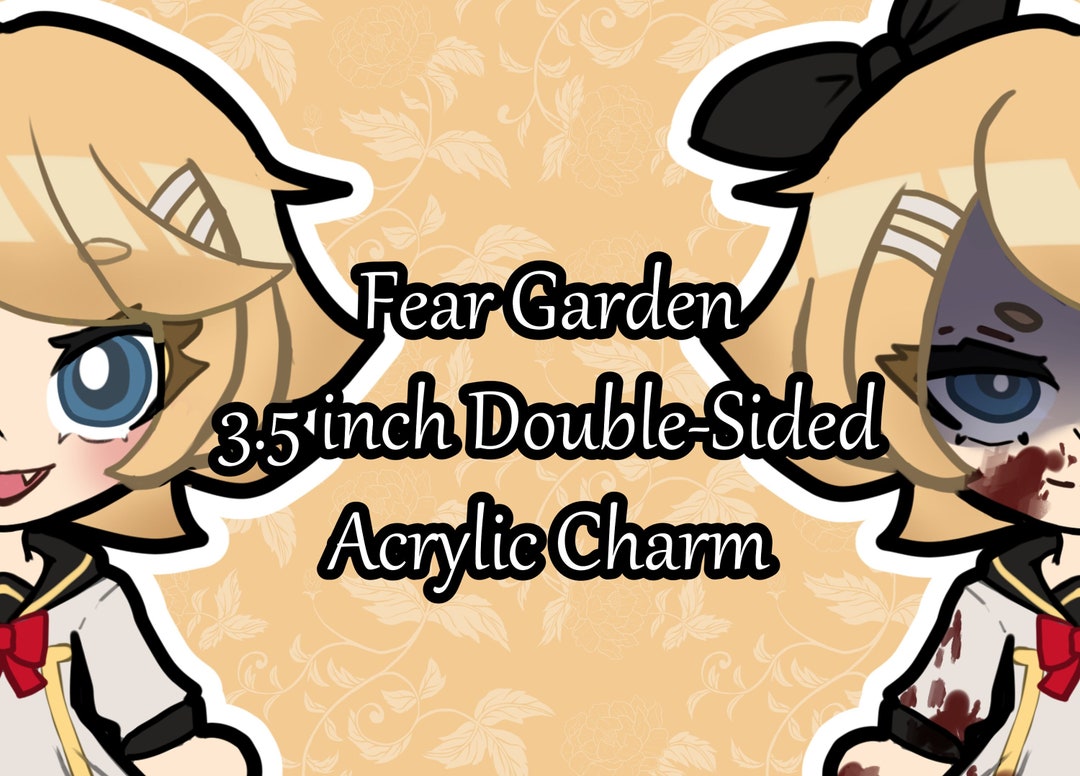 Fear Garden 3.5 Inch Double Sided Acrylic Charm | Kagamine Rin - Etsy