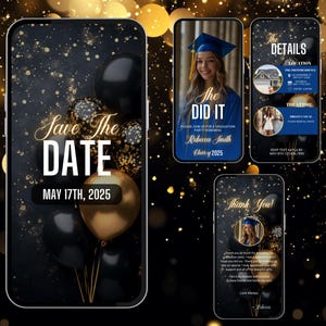 Digital Graduation Invitation | Animated Grad Announcement | Graduation ...