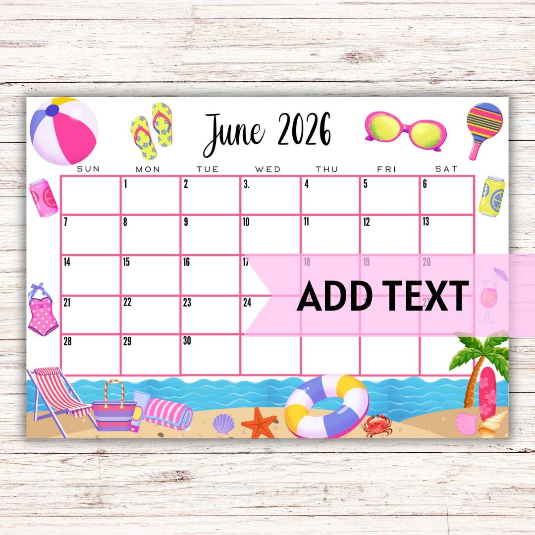 June Calendar Theme Ideas