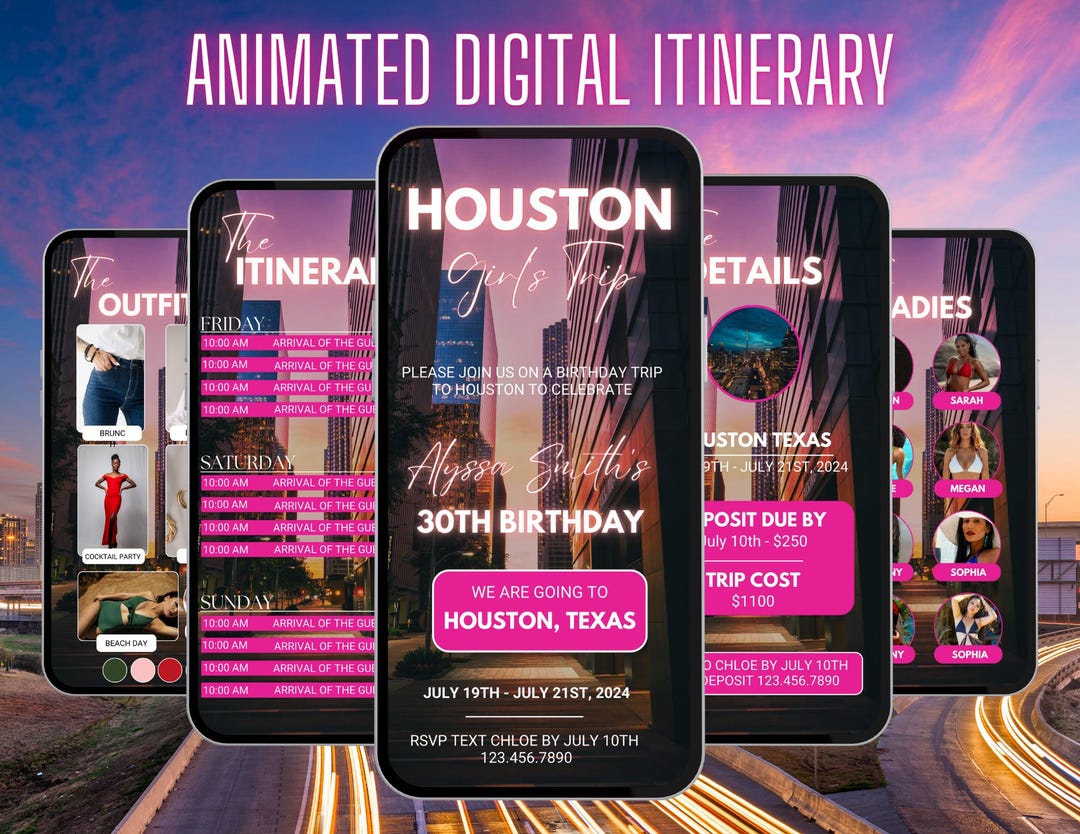 Houston Girl’s Trip Itinerary | Birthday Weekend | Texas Itinerary Travel Planner | Vacation ...