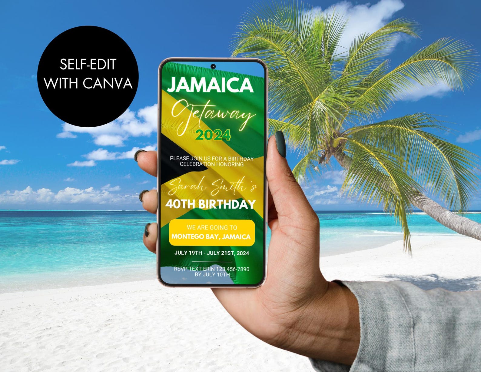 Jamaica Travel Template | Birthday Weekend Itinerary | Jamaica Getaway ...