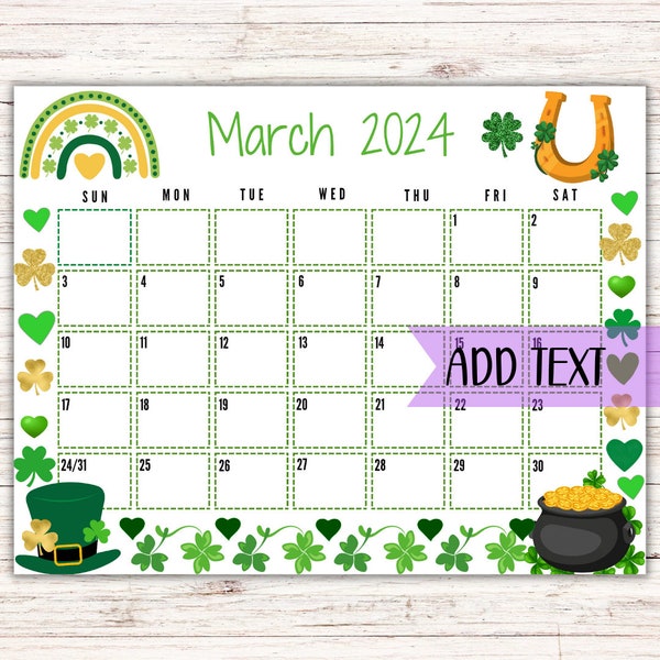 Free March Printable - Etsy