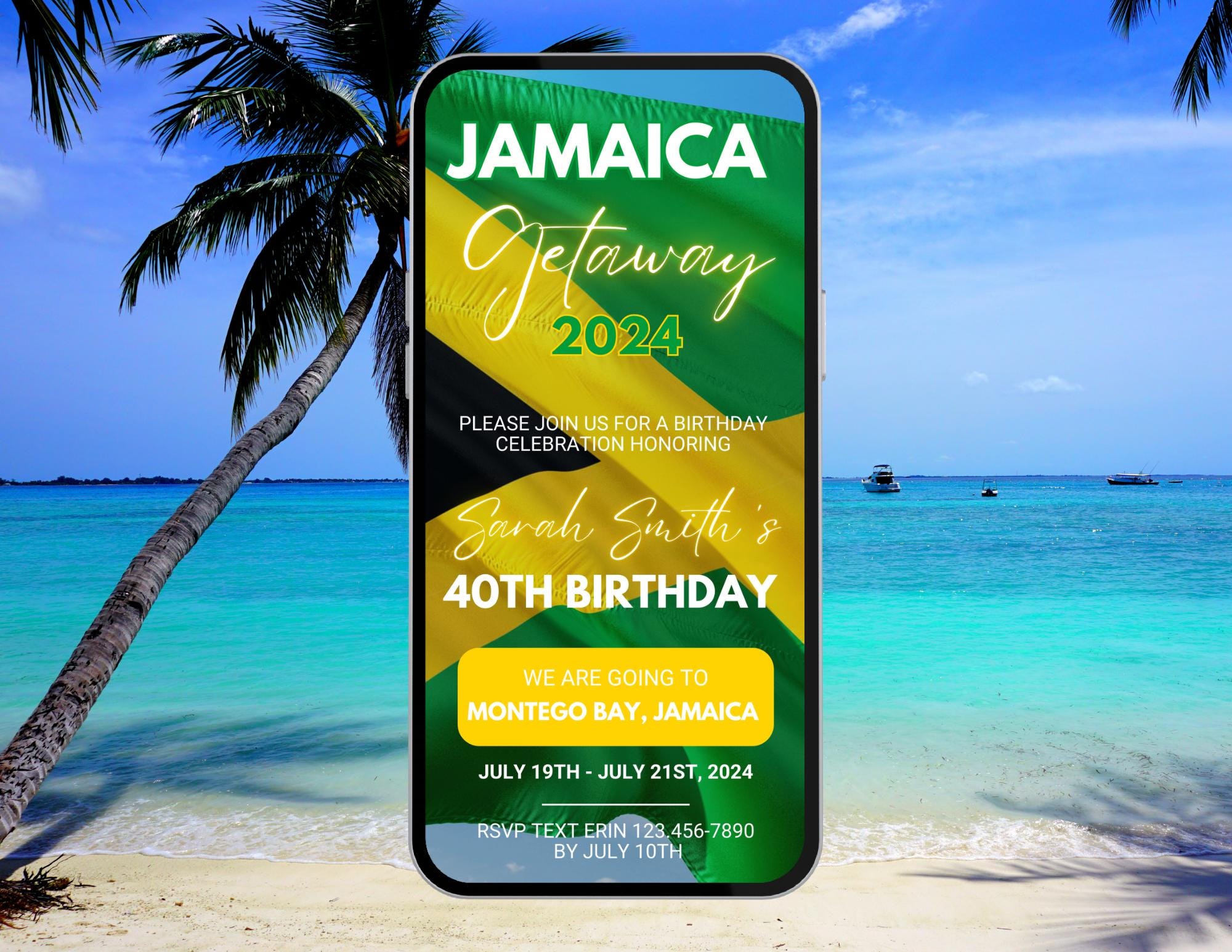 Jamaica Travel Template | Birthday Weekend Itinerary | Jamaica Getaway ...