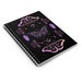 Moth and Butterfly Spiral Notebook - Ruled Line, Purple Moth Spiral ...