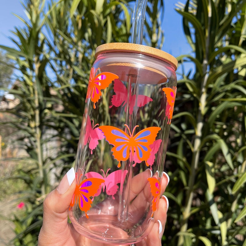 Pink Glass Cups - Etsy