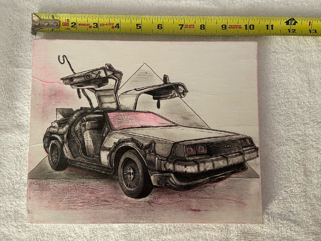 Delorean Time Machine. BTTF, DMC-12 - Etsy