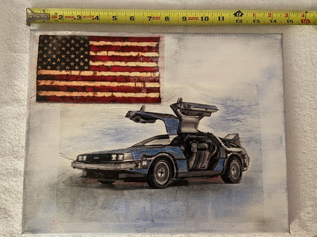 Back to the Future Delorean Time Machine. BTTF, DMC-12 - Etsy