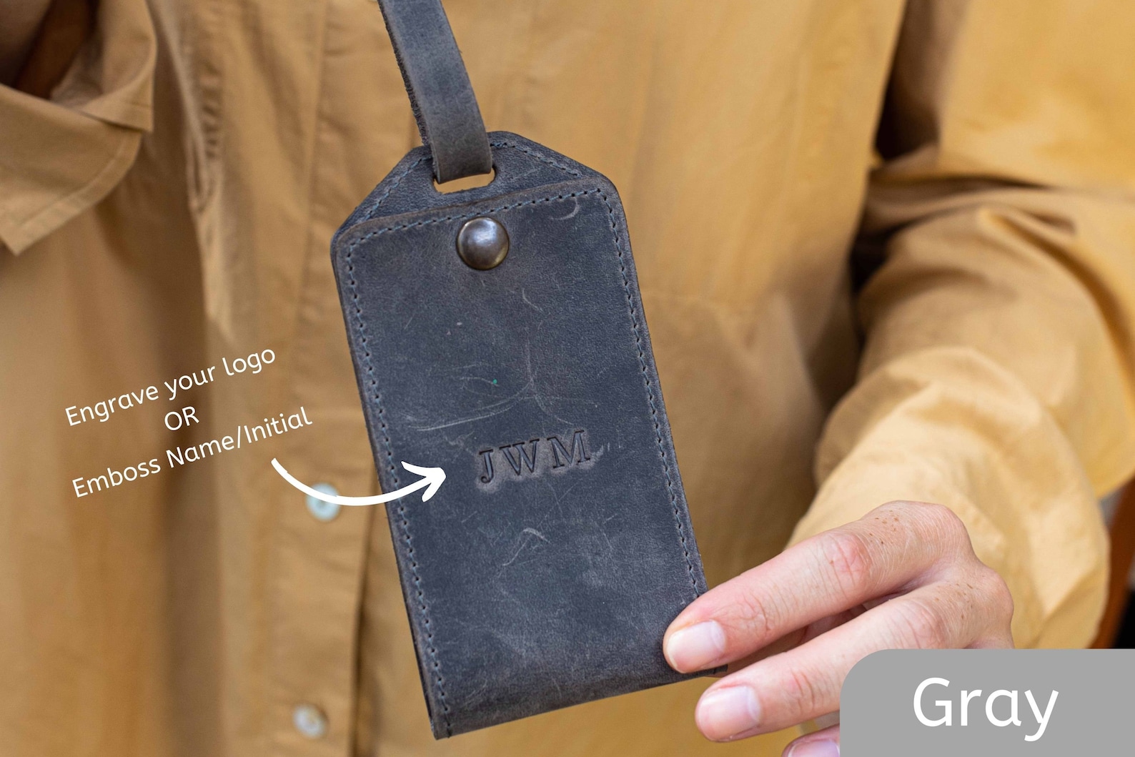 Personalized Leather Luggage Tag Handmade Leather Bag Tag - Etsy