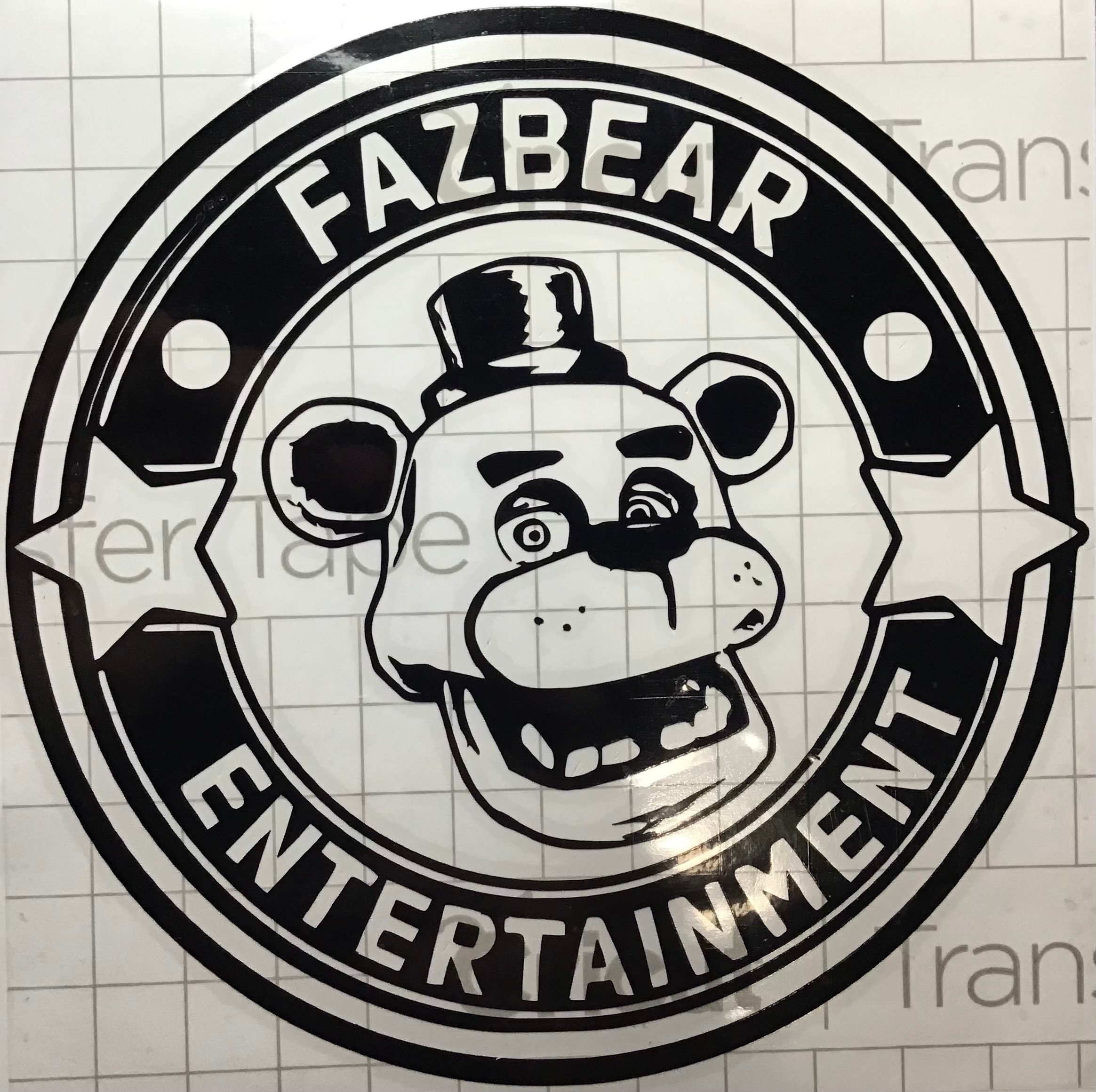 FNAF // Freddy Fazbear Entertainment Decal - Etsy